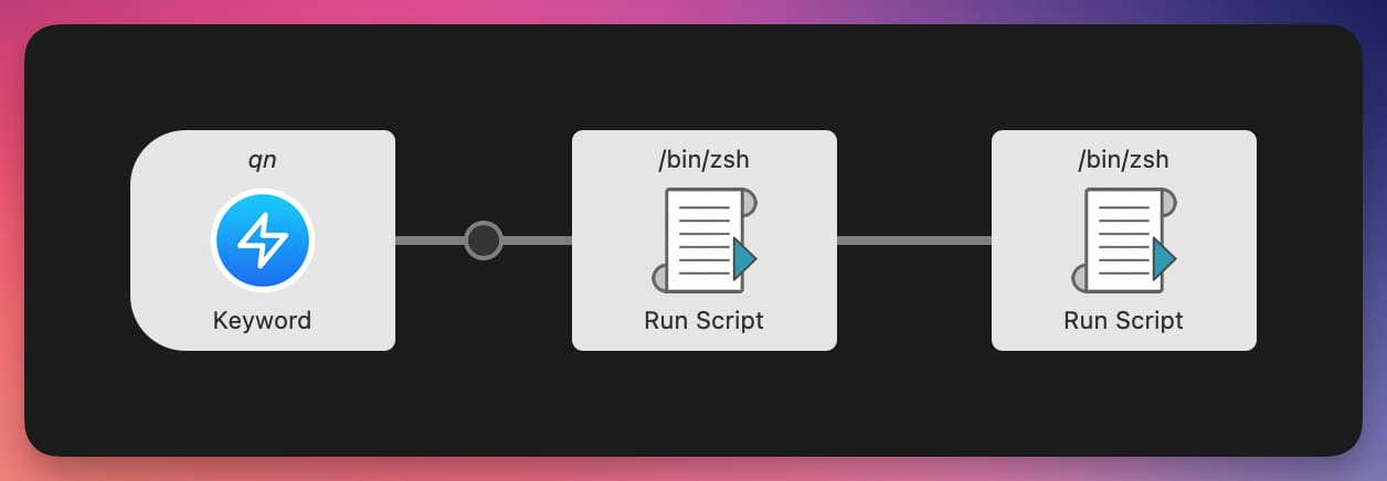 QuickNote Alfred Workflow • Robb Knight